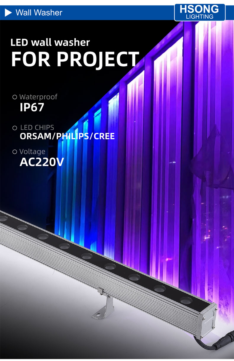 Hot!!! Ip67 Big Aluminum Led Wall Washer Bar For Project, High Quality ...