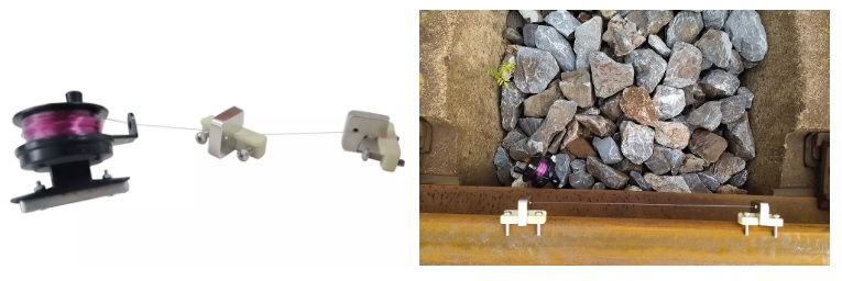 Railway Curve Sine Ruler Magnetic Rail Versine Curve Measuring Device ...