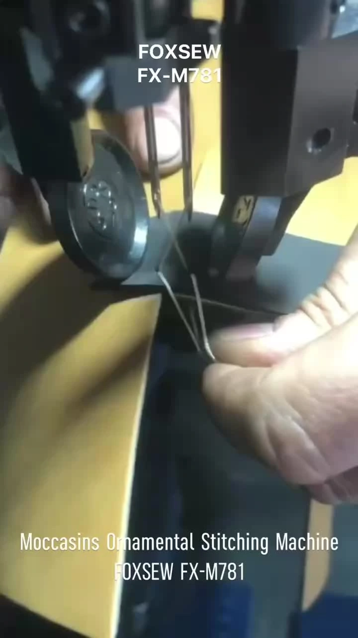 Moccasins Ornamental Stitching Machine FOXSEW FX-M781 Manufacturer in China