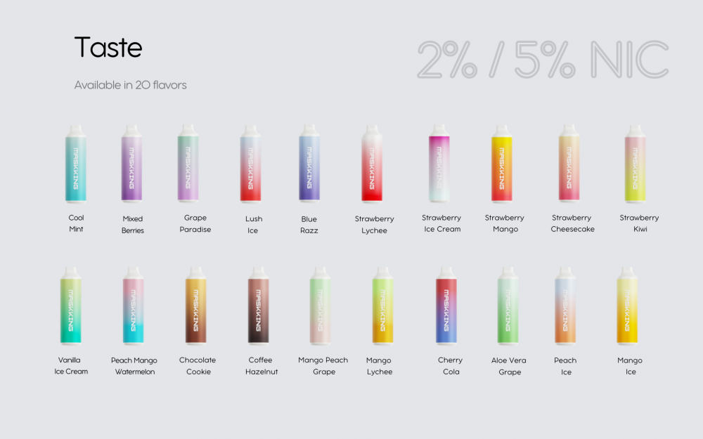 Maskking Aroma 6000 Vape Disposer คุณภาพสูง Maskking Aroma 6000 Vape ...