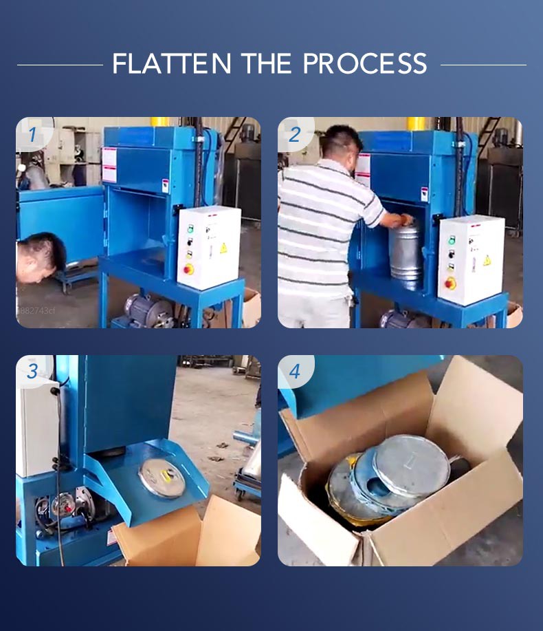 Paint Bucket Flattening Machine, High Quality Paint Bucket Flattening ...