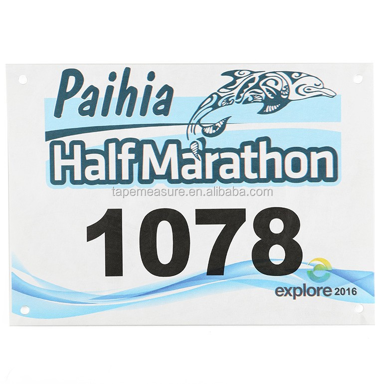 Waterproof Custom Dupont Race Numbers For Running Events, High Quality ...