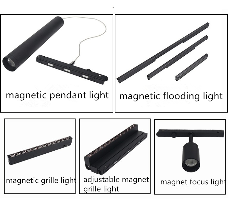 8w 18w Adjustable Led Magnetic Track Spotlight, High Quality 8w 18w ...