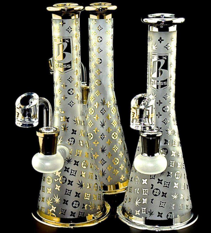 High Quality Gold Tower Shape Glass Smoking Bongs, High Quality High ...