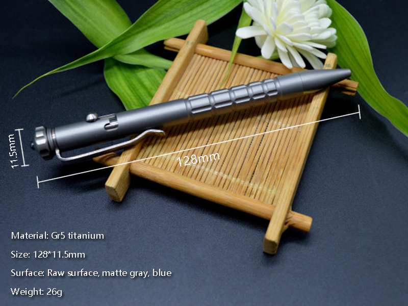 Multi Function Self Protect Titanium Bolt Action Pen คุณภาพสูง Multi ...