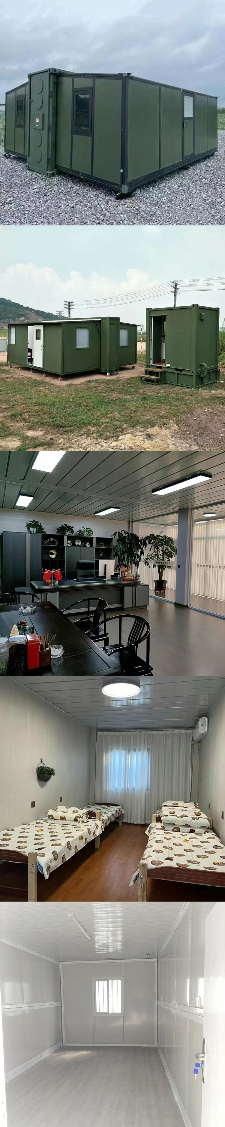 40 Ft Prefab Expandable Folding Double Wings House, Bossgoo.com의 고품질 40 ...