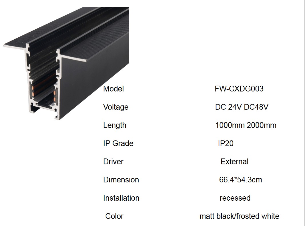 Retail Flushed Recessed Trimless Magnetic Led Lights Track, High ...