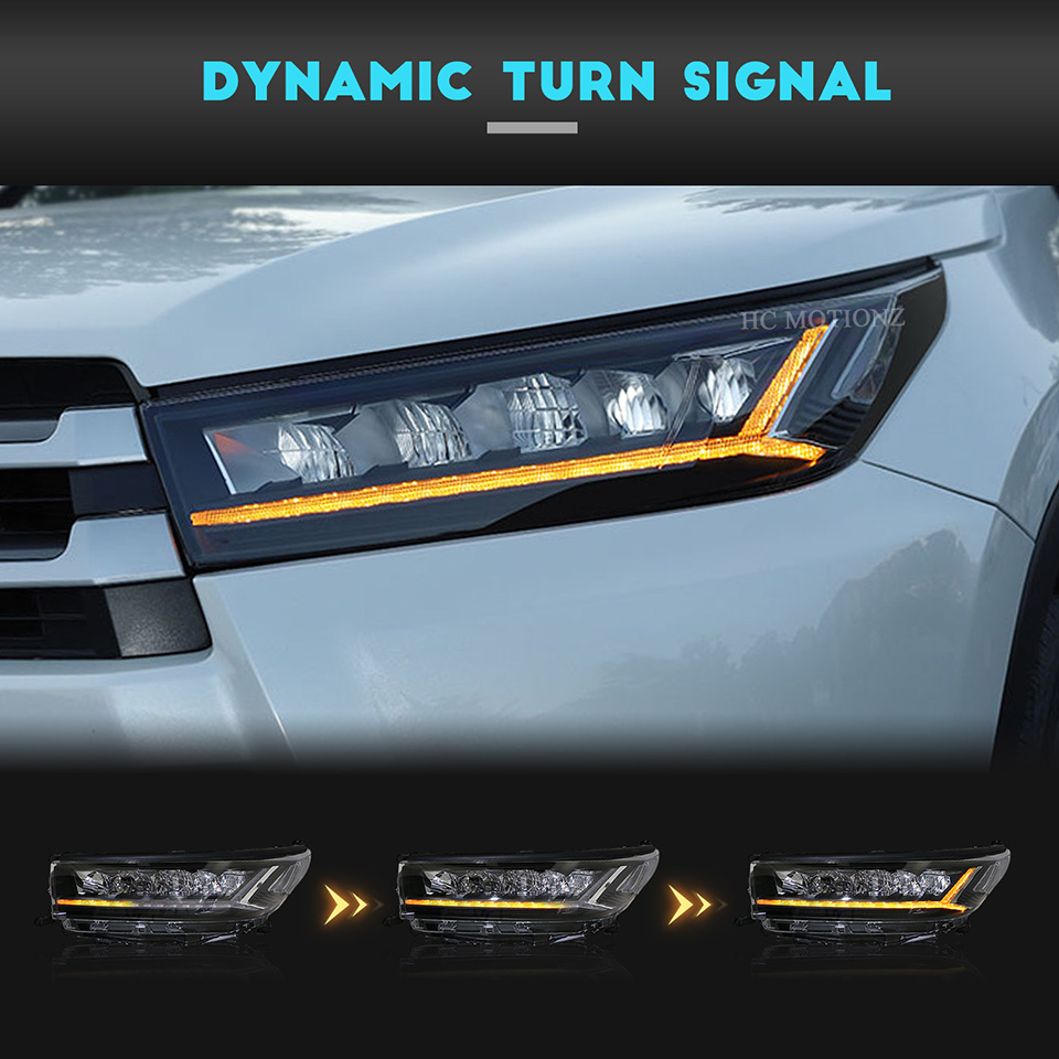 Hcmotionz Led Headlights For Toyota Highlander Start Up Animation 2016