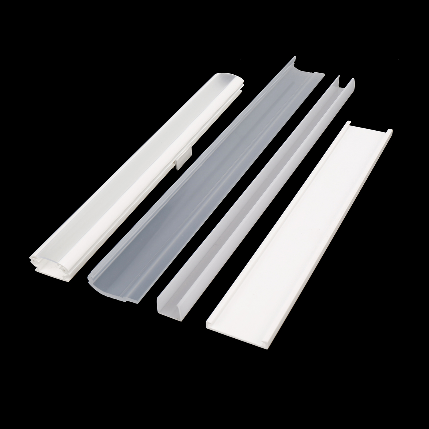 Custom Extruded Transparent Plastic Led Strip Light Shade, High Quality ...