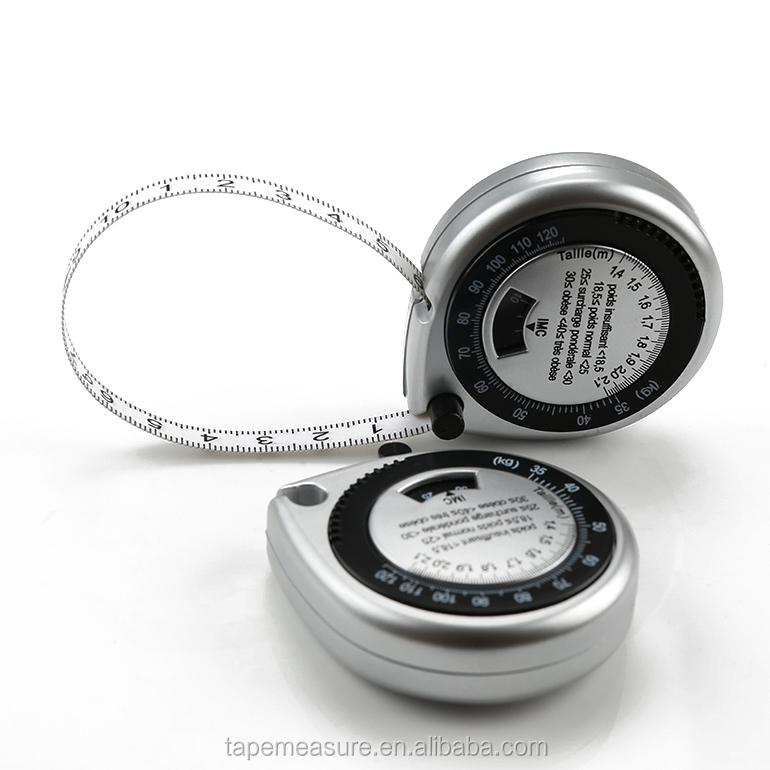 Healthcare Drip Shape Silver Bmi Calculator Tape Measure, High Quality ...