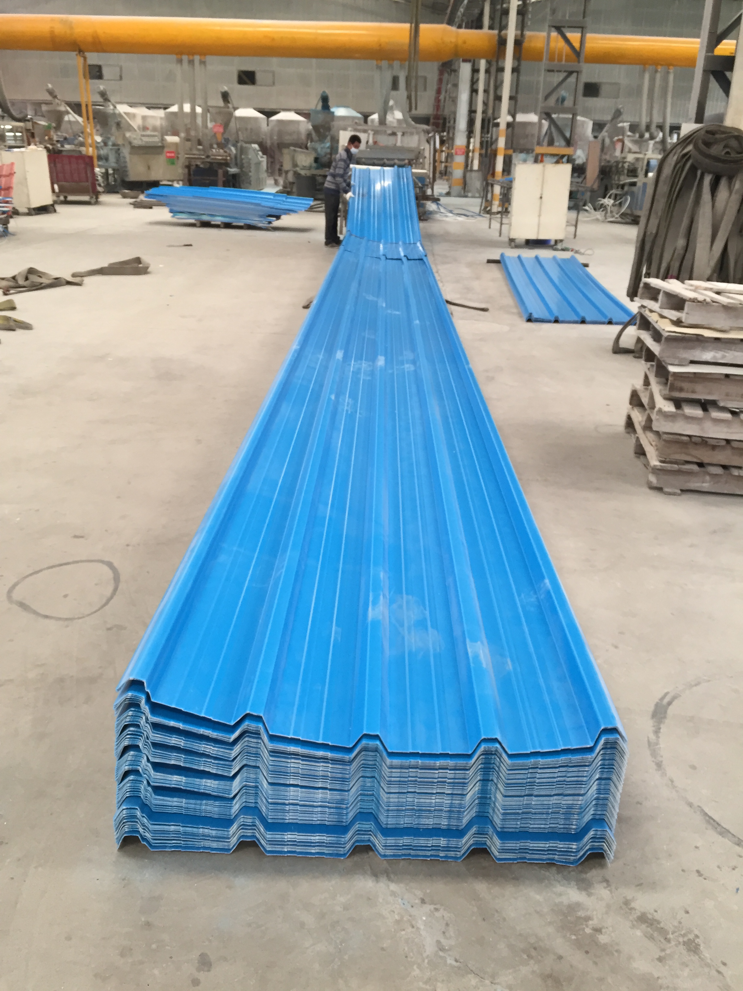 Resistencia Al Calor De La Prueba De Agua Upvc Techo Trapezoidal Hoja ...