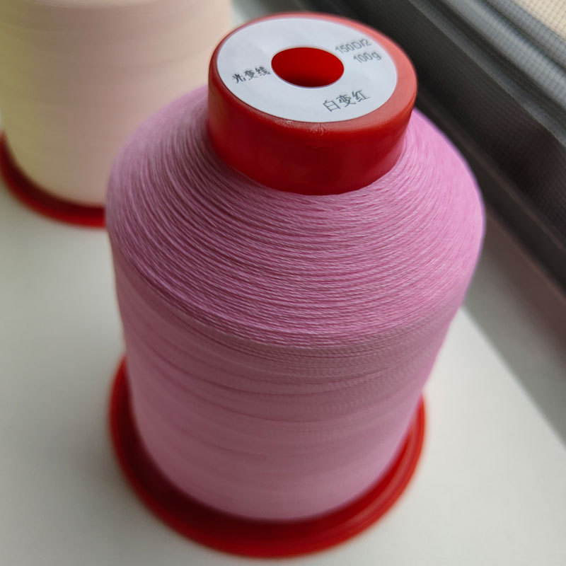 Polyester 150d/2 Uv Thread Color Change, High Quality Polyester 150d/2 ...
