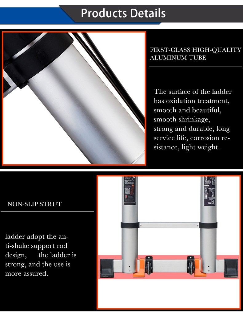 Import 15m Outside Telescopic Ladders For Home Use, High Quality Import ...