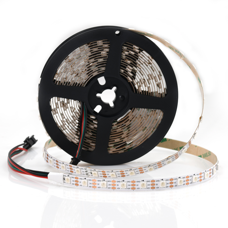 Dc 5v Addressable Pixel Coloured Rgb 5m Addressable Led Light Strip 60 ...