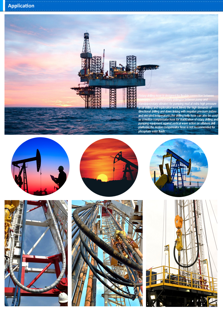 고압 Api 7k 진동 유전 켈리 호스, Bossgoo.com의 고품질 고압 Api 7k 진동 유전 켈리 호스