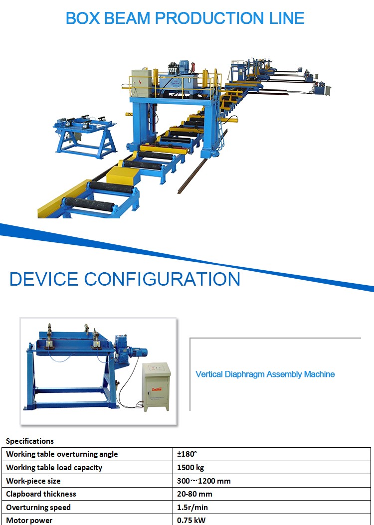 U-shaped Beam Steel Box Beam Welding Line, High Quality U-shaped Beam ...