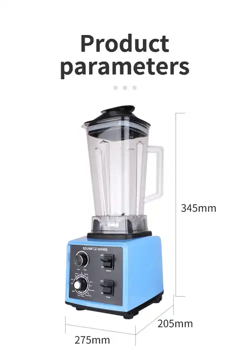 Big Control Panel Silver Crest Mechanical Blender, High Quality Big ...
