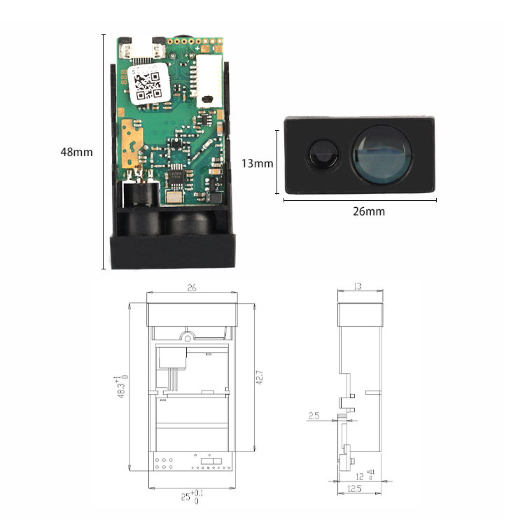 40m Laser Distance Sensor Module, High Quality 40m Laser Distance ...