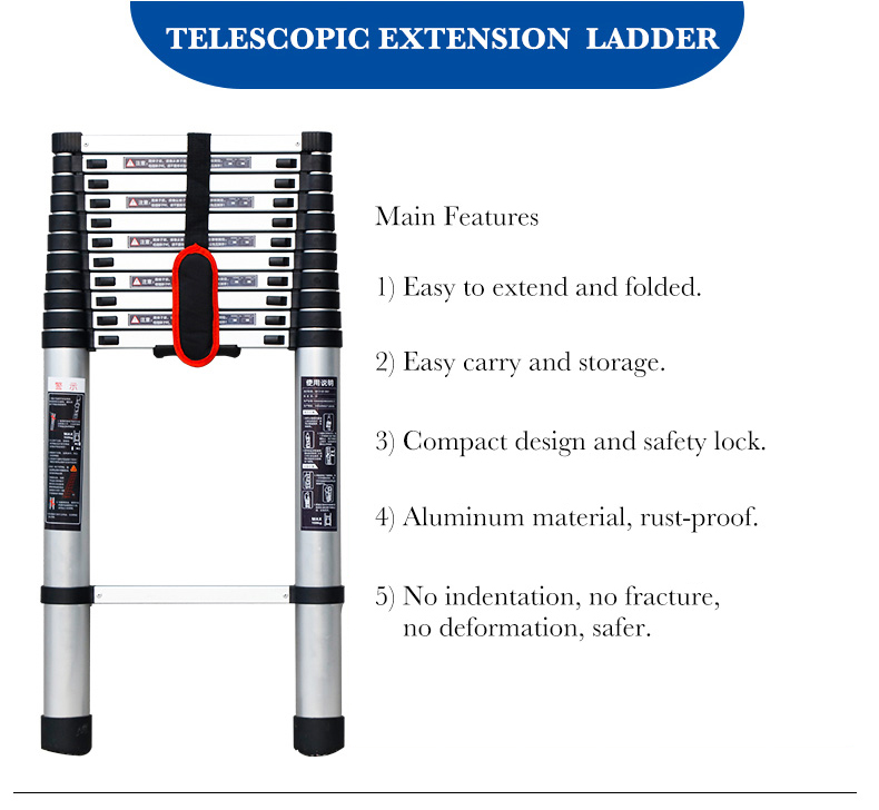 Closing Aluminium Double Telescopic Agility Ladder, High Quality ...