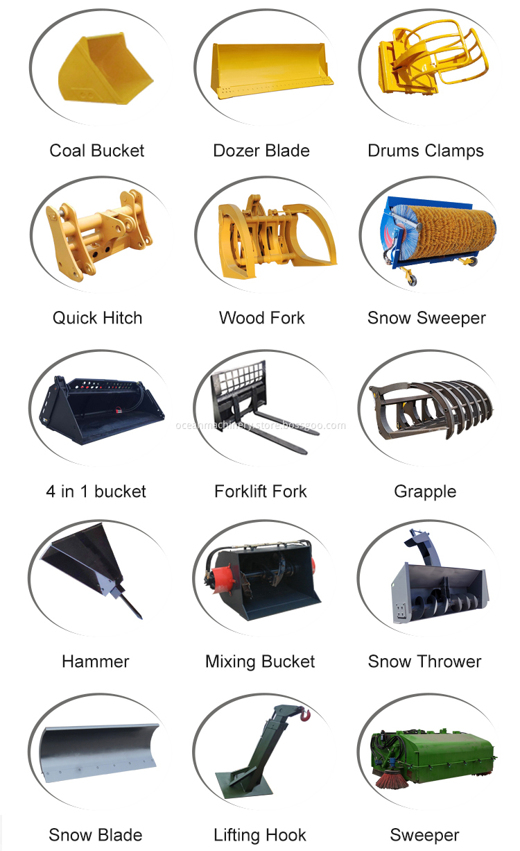 Farm Mining Compact Earth Moving Wheel Loader, High Quality Farm Mining ...