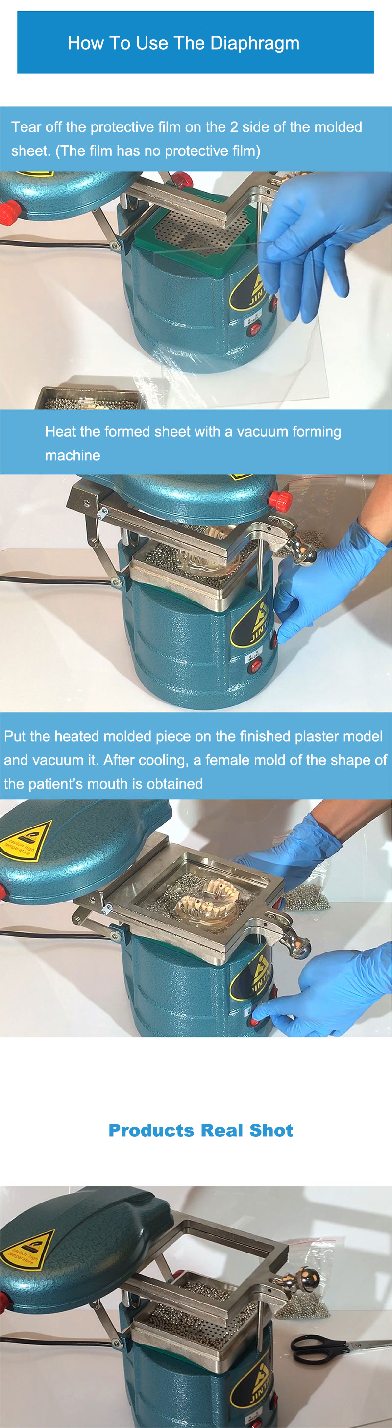 Orthodontic Retainer Forming Dental Vacuum Forming Machine, High ...