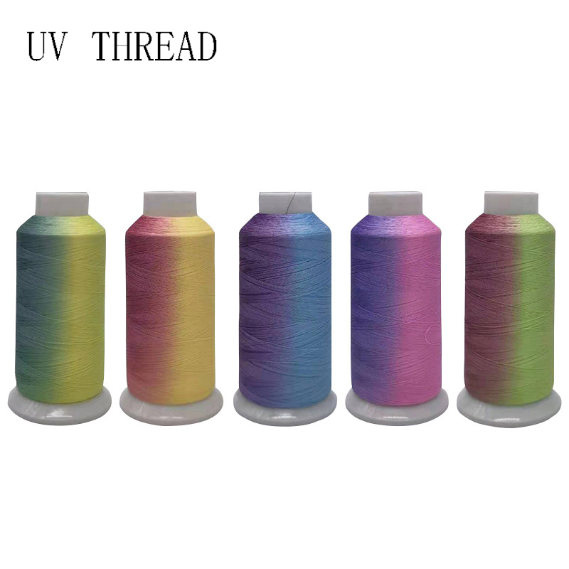 Polyester 150d/2 Uv Thread Color Change, High Quality Polyester 150d/2 ...