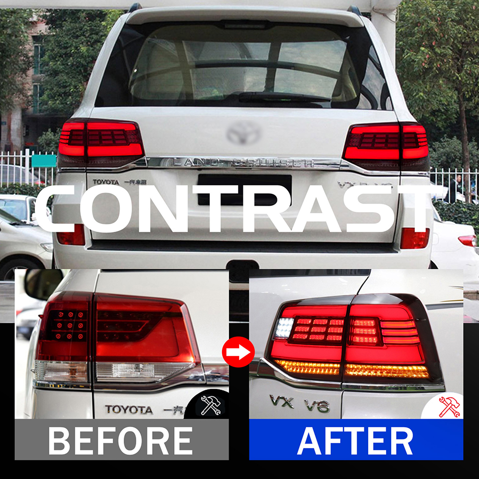 Hcmotionz 2016-2020 Toyota Land Cruiser Back Lamp, Bossgoo.com의 고품질 ...