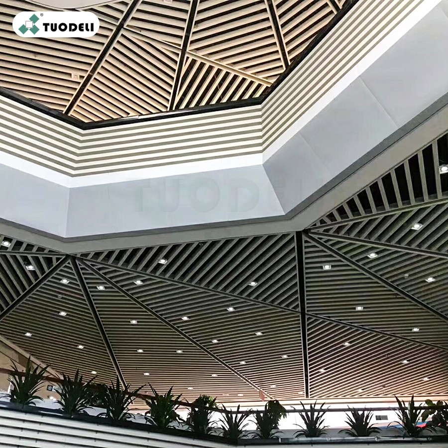 Aluminum U-shaped Baffle Ceiling System, High Quality Aluminum U-shaped ...