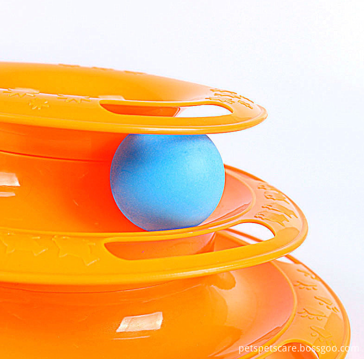 3-level Tower Ball Track Cat Play Tower Toy, High Quality 3-level Tower ...