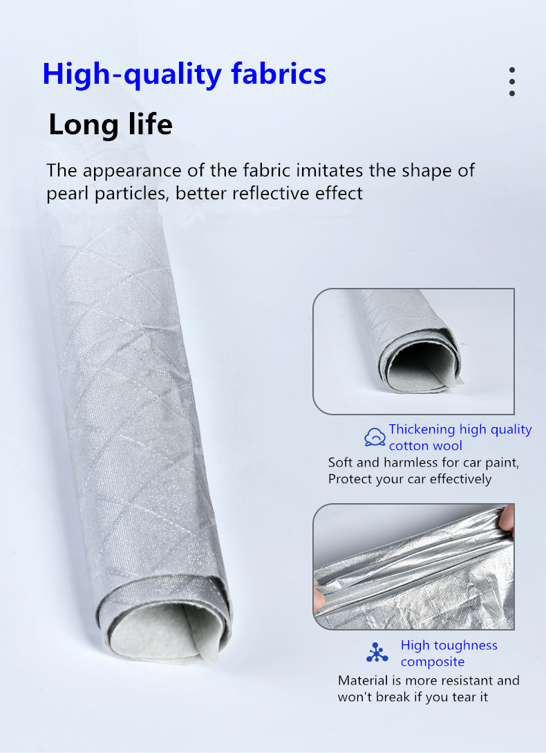 Universal Full Body Protect Silver Plastic Car Cover, High Quality ...