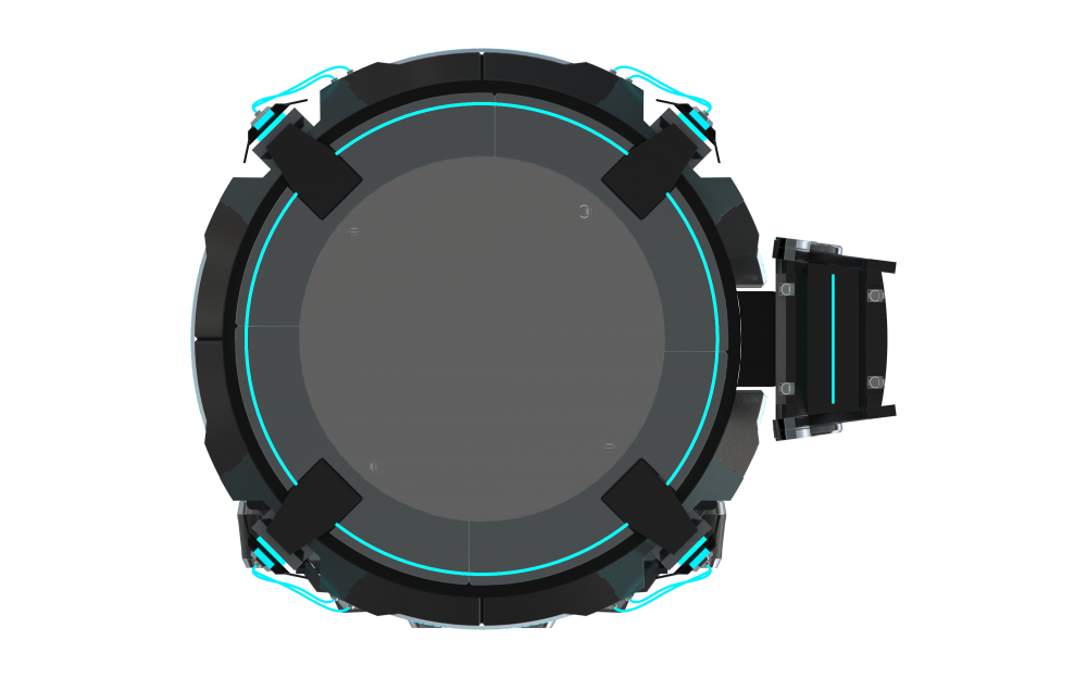 5 Seats Star Vr Ufo 360 Degree Rotation Interactive, High Quality 5 ...