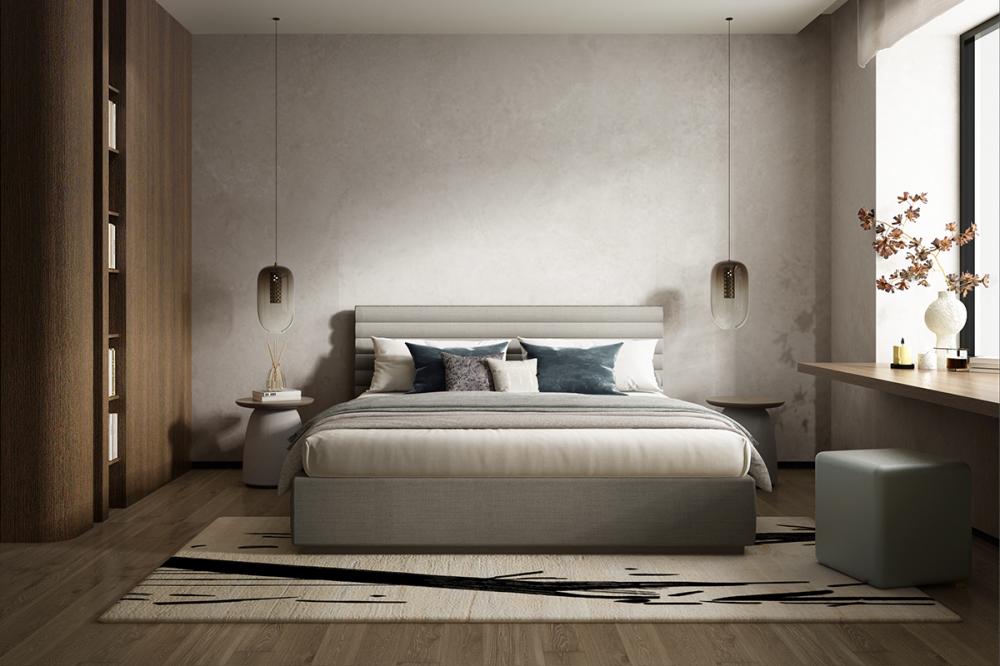 Modena Upholstered Fabric Bed, High Quality Modena Upholstered Fabric ...