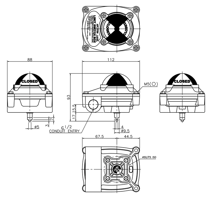 APL310N Limit Switch Box For Pneumatic Butterfly Valve China Manufacturer