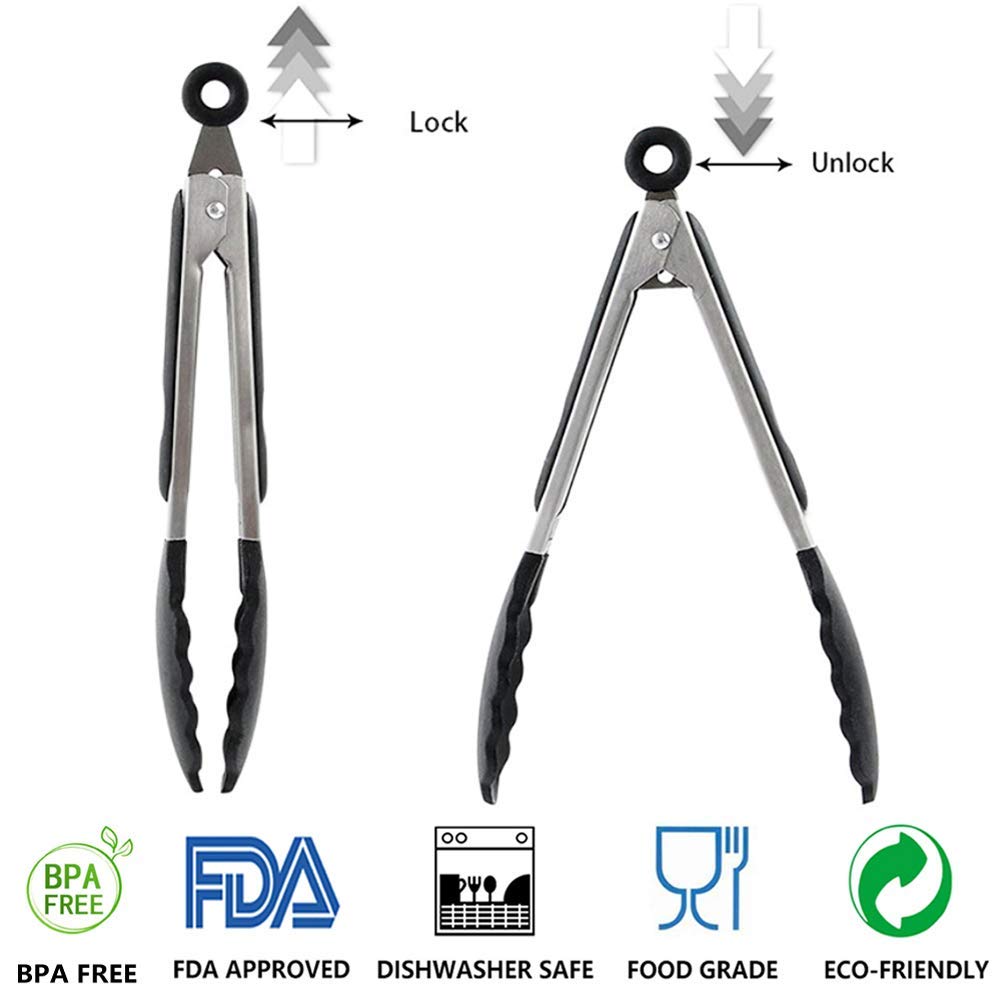 Silicone Serving Food Tong Kitchen Salad Tongs China Manufacturers ...