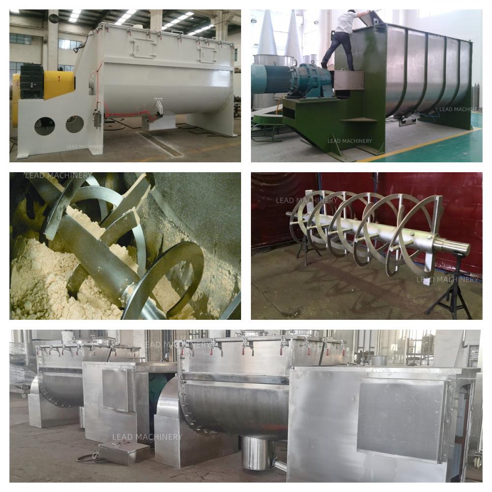Powder Mixing Machine Powder Horizontal Ribbon Mixer Blender, High ...