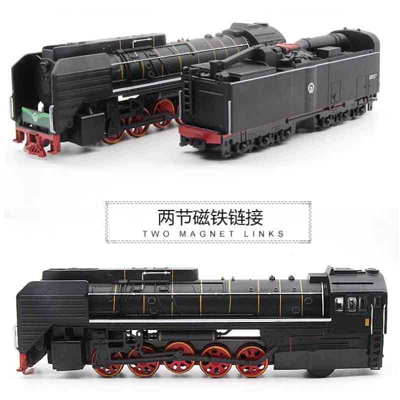 Steam Train Diesel Locomotive One Size Alloy Model Toy Cars Pull Back ...