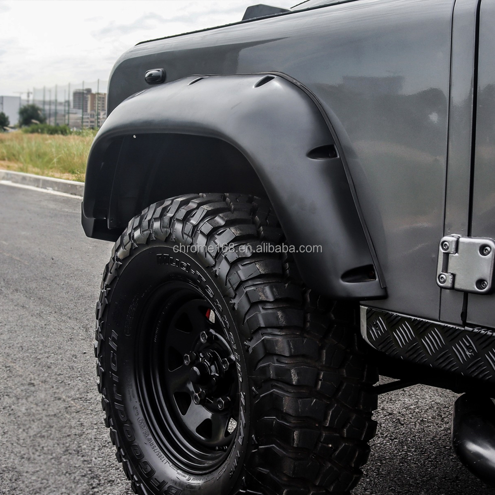 Abs Plastic Fender Flares For Land Rover Defender 110 Accessories ...