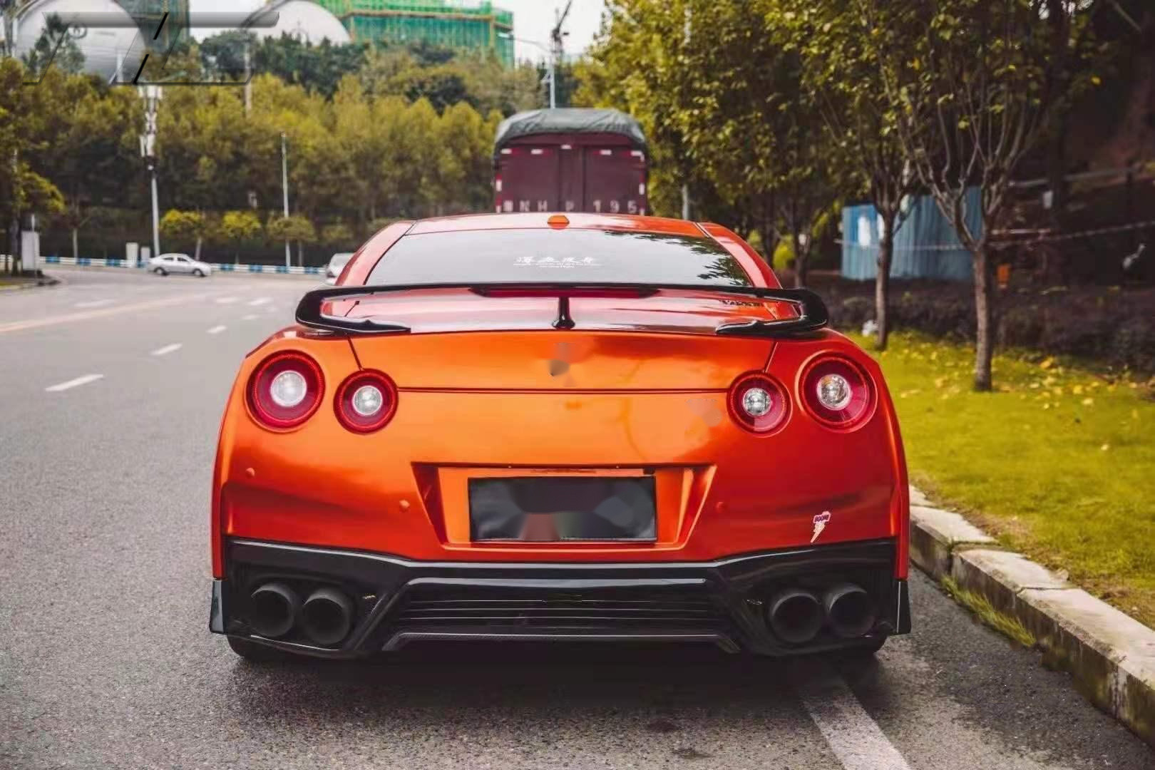 17+ Gt-r Car Bumper Side Skirts Engine Hood Front Rear Lights Body Kit ...