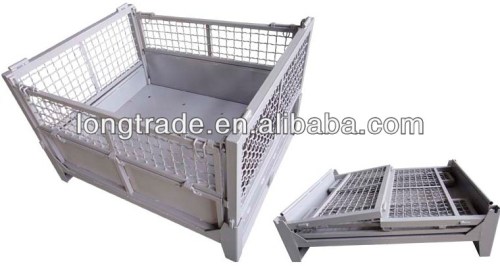 Collapsible Stackable Steel Pallet Box Container, High Quality ...