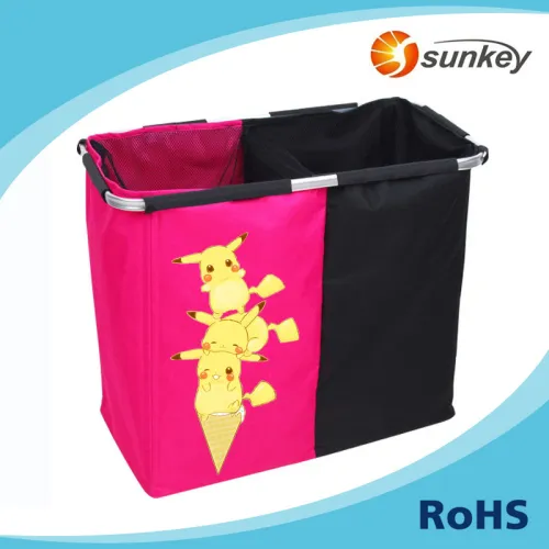 Folding Oxford Fabric Metal Frame Laundry Hamper, High Quality Folding ...