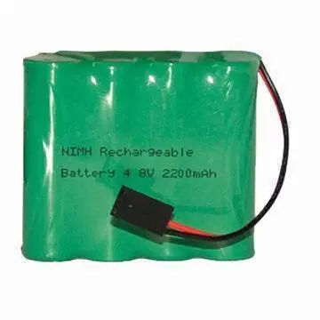 Nimh Aa 4.8v Battery Pack With Futaba/jr Connector For Rc Receiver And ...