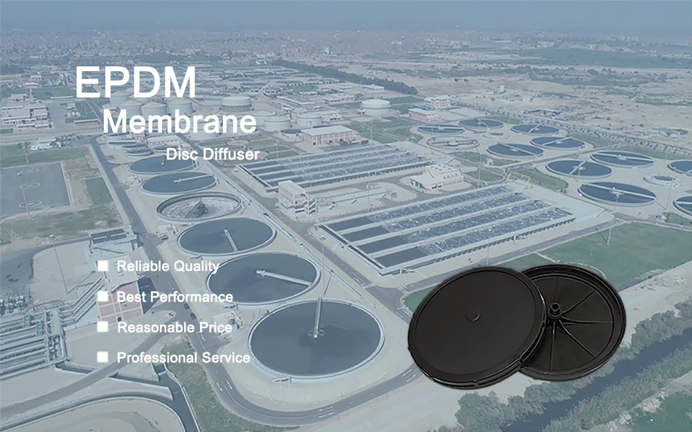 D300 Sewage Epdm Bubble Air Disc Diffuser For Water Treatment, High ...