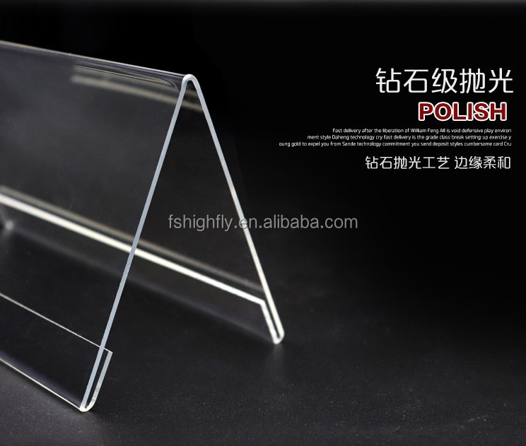 V-shaped Acrylic Transparent Triangle Conference Card, High Quality V ...