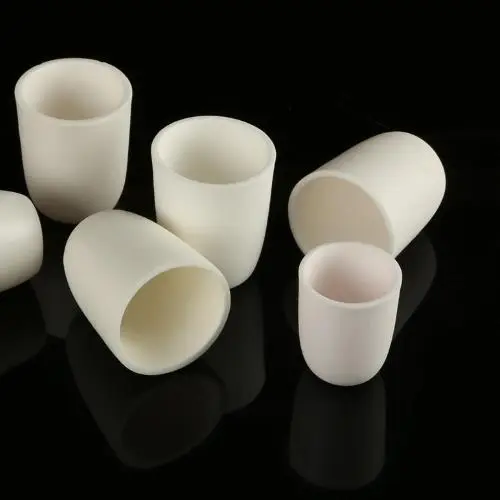 Low Form Glazed Porcelain Crucibles With Lid 20ml, High Quality Low Form Glazed Porcelain ...