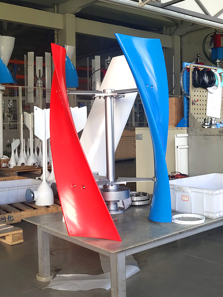 Vertical Axis Residential Wind Turbine - 1000w Power For Home, Farm ...