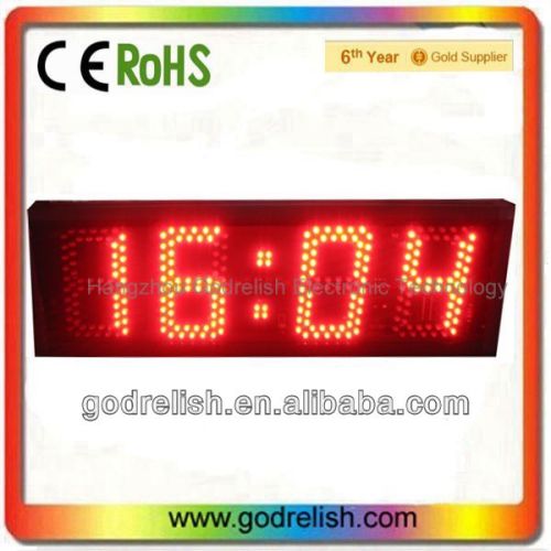 High 4" Brightness 7 Segment Digital Led Clock Display, High Quality ...