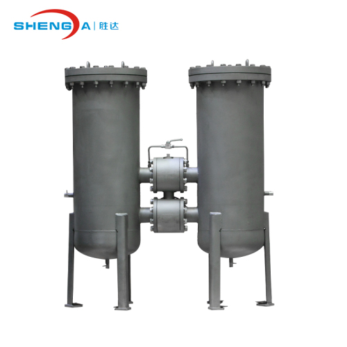 Stainless Steel Duplex Inline Oil Filter Assembly, High Quality ...