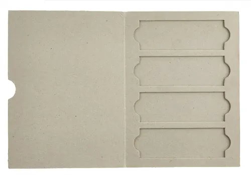 4 Place Paper Microscope Slide Box, High Quality 4 Place Paper ...