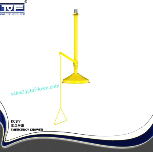 Ceiling Mounted Safety Emergency Shower With Installation Base, High ...