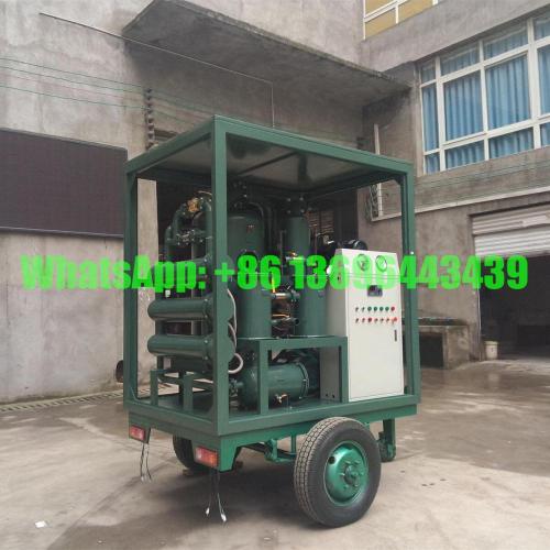 Trailer-mounted & Double-stage Vacuum Transformer Oil Filter ...